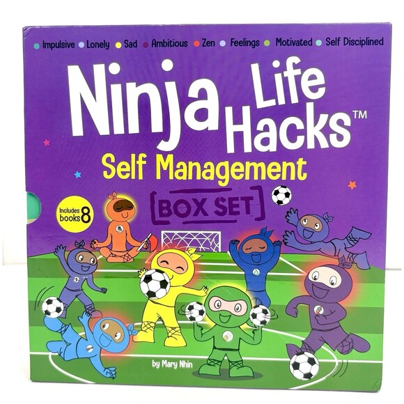 Other | Ninja Life Hacks Self Management 8 Book Set Emotional Skills ...